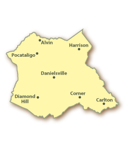 Madison County Georgia Map